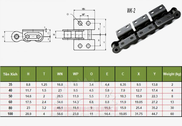 Xích Tai Gá WK-2 – Gimisuki.vn
